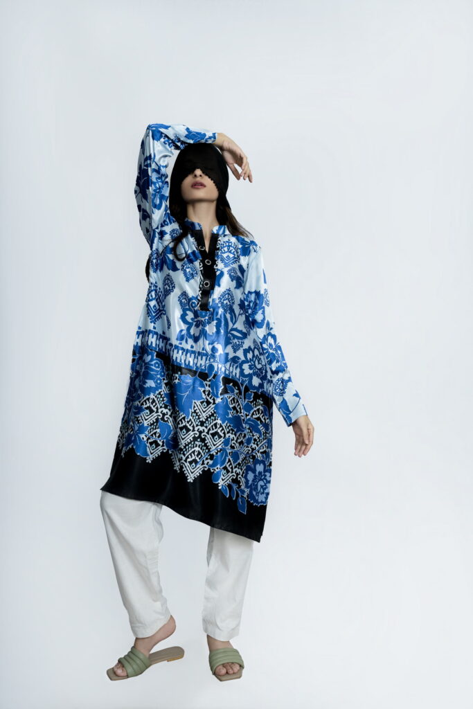 1 Piece – Printed Silk Top 002 - SIA Clothing